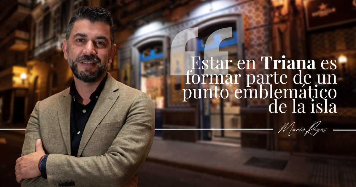Mario Reyes: "Estar en Triana es formar parte de un punto emblemático ...